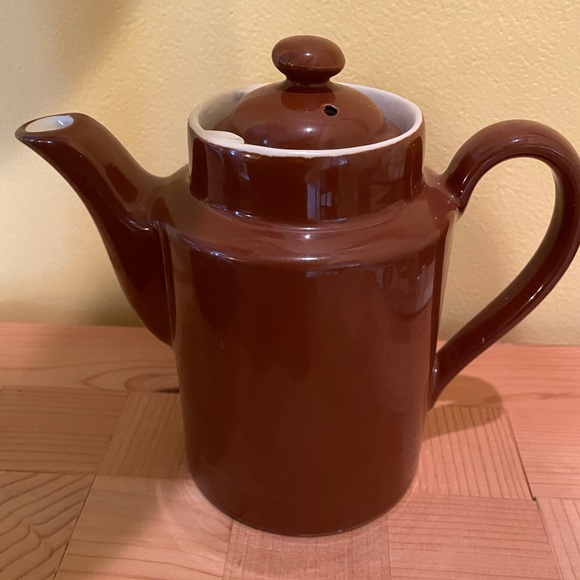 Hall | Dining | Vintage Hall China Restaurant Ware Brown Ceramic Teapot ...